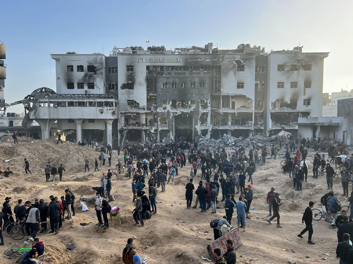 The occupation targeted Al-Rantisi Hospital, the only specialized ...